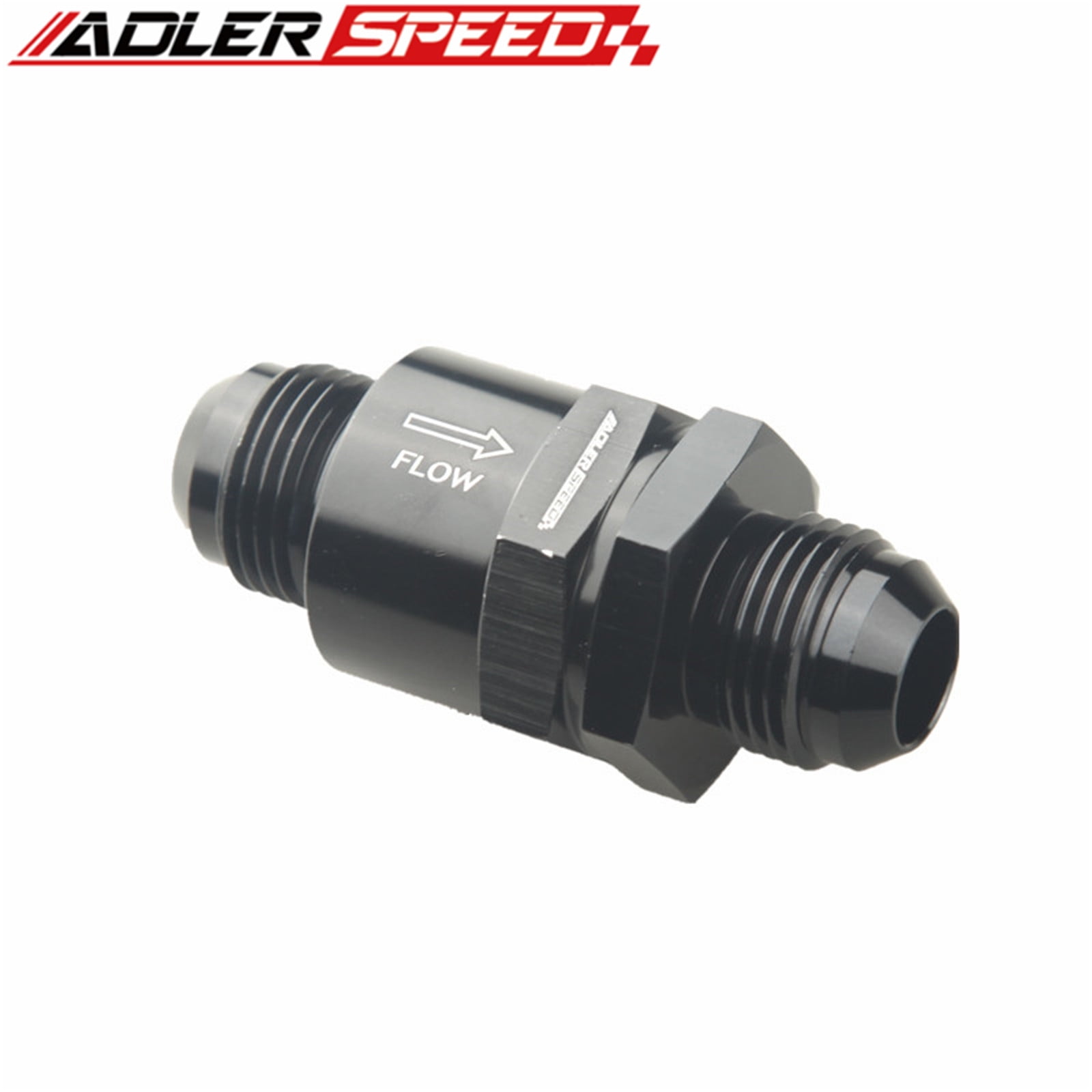 One-Way Fuel Check Valve, EFI Fitting Adapter, Black, AN10 - Walmart.com