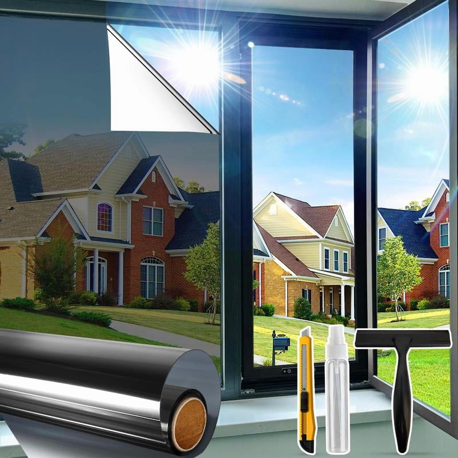 One-Way Mirror Privacy Window Film,Reflective Mirror Glass Windows ...