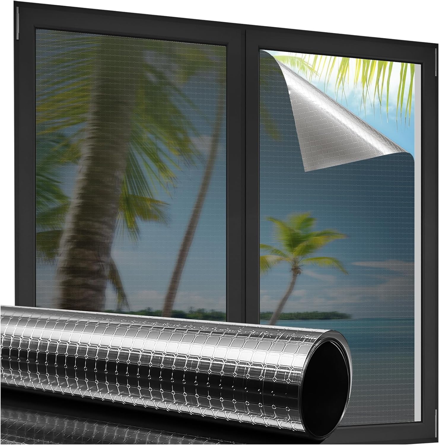 SkyAuks One Way Anti UV Privacy Window Film, 17.5"x78.7" - Walmart.com