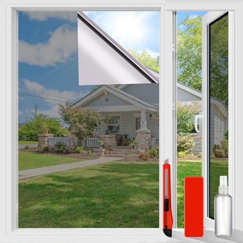 One Way Privacy Window Film Sun Blocking, Heat Blocking Window Tint for ...