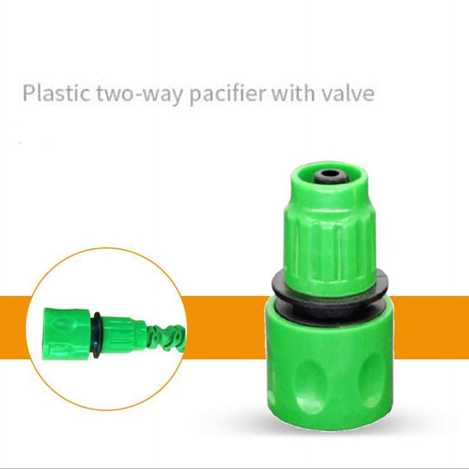 One-Way Quick Connector 3/8" Garden Watering Hose irrigation Connecto ...