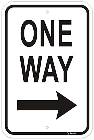 One Way Right Arrow Signs, Enter Only Arrow Slow Road Sign Engineer ...