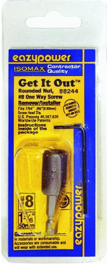 One Way Screw Remover, No.8 - Walmart.com