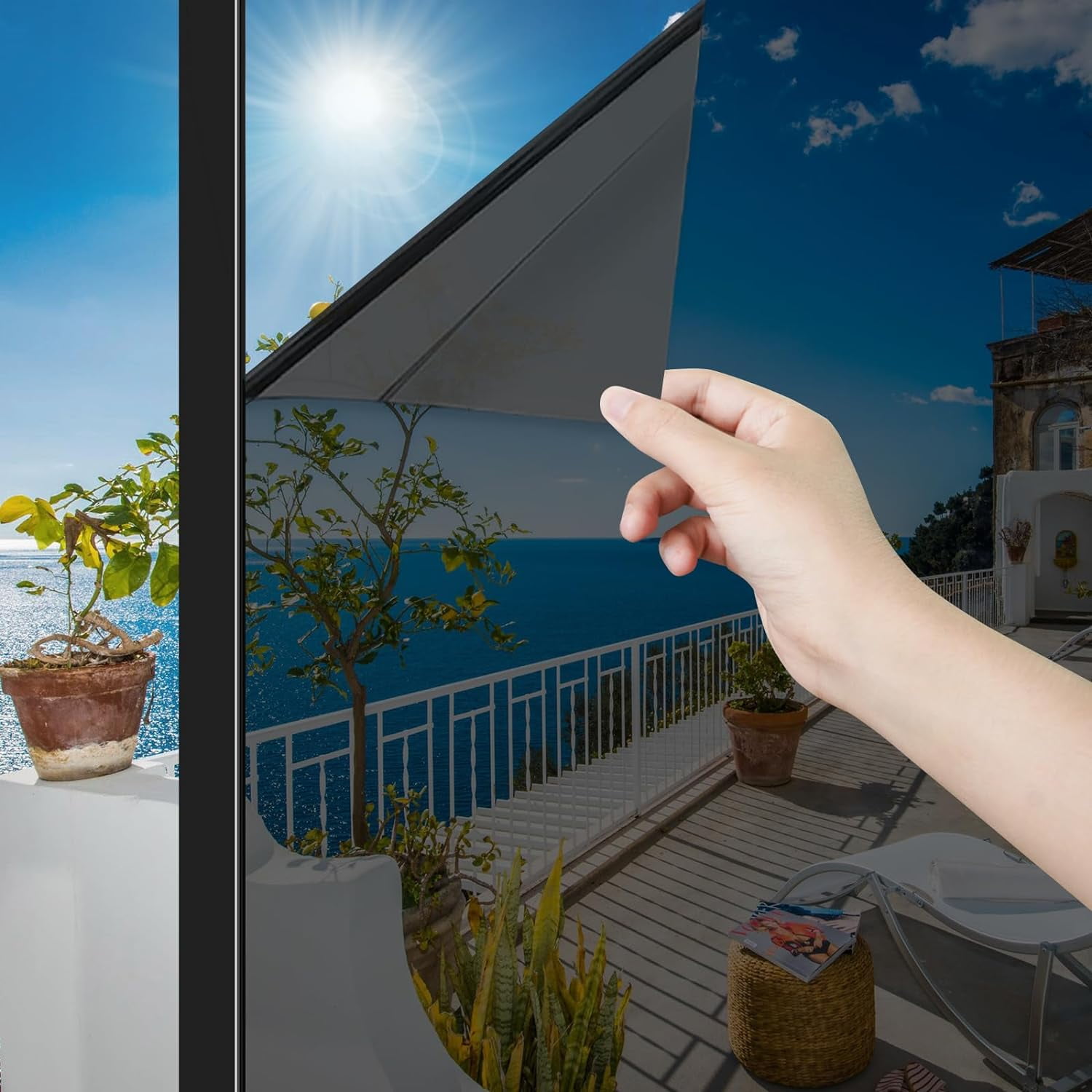 One Way Window Film for Privacy and Heat Control - Anti UV Sun Blocking ...