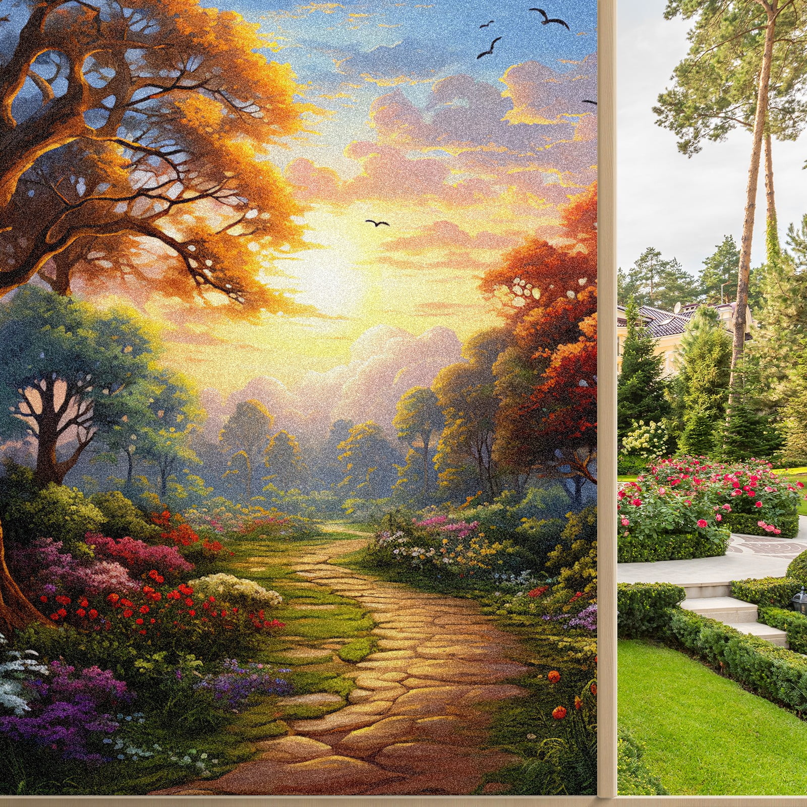 One Way Window Privacy Film Frosted Glass Window Tint Sun Blocking&Heat ...