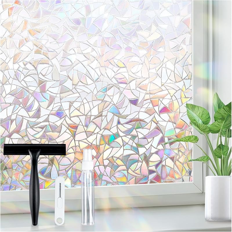 One Way Window Privacy Film with Kit Window Tint for Home UV Heat ...