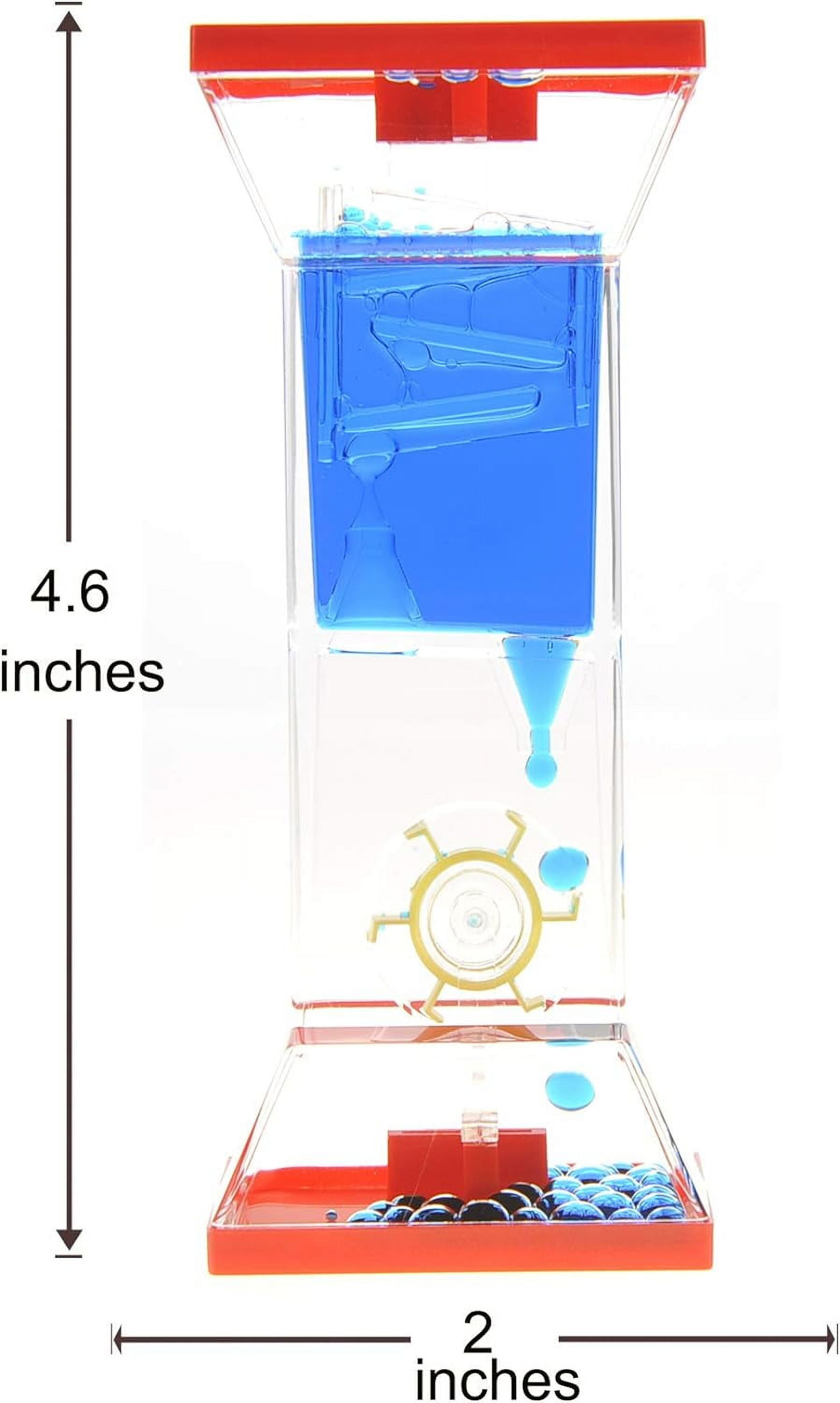 One Wheel Liquid Motion Bubblier Relaxing Blue | Bubbler Timer for Kids ...