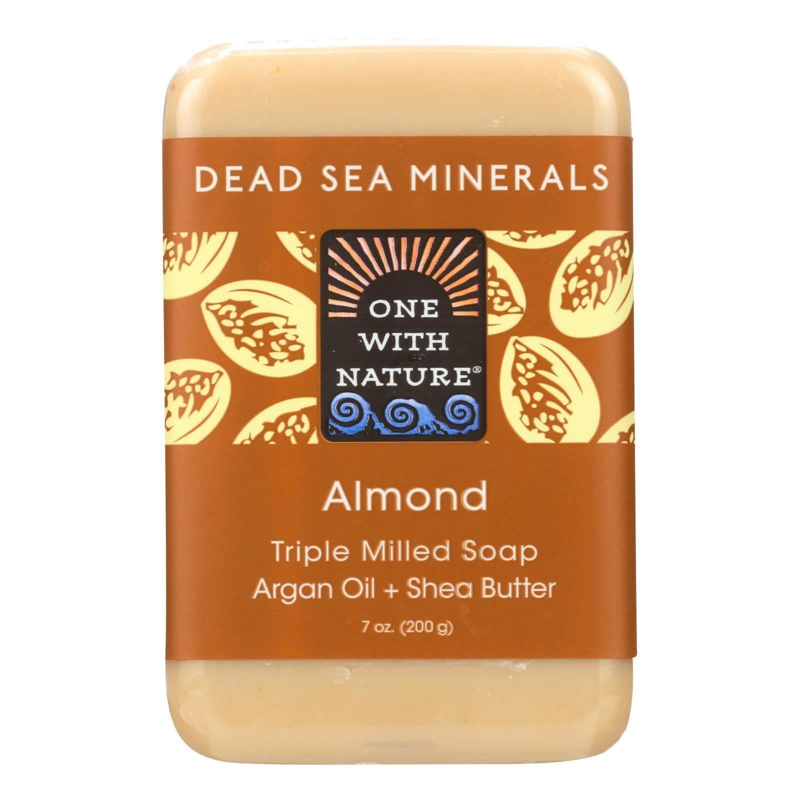 One With Nature Almond Soap Bar - 7 oz - Walmart.com
