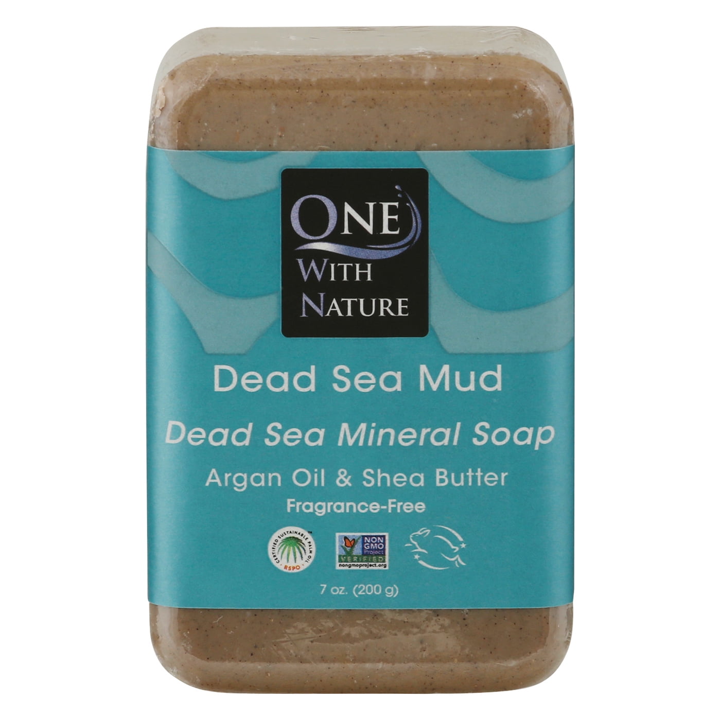 One With Nature Dead Sea Mud Soap Bar 7 oz (Pack Of 12) - Walmart.com