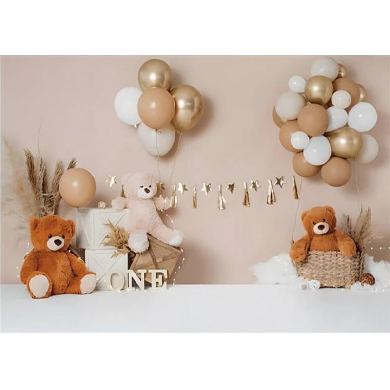 One Year Old Birthday Party Decor Newborn Photography Backdrop Balloon ...