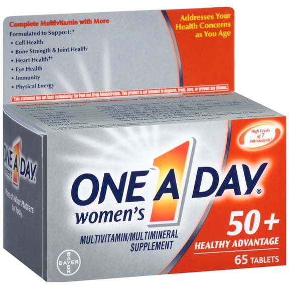 One A Day 50+ Adults in One A Day Vitamins - Walmart.com
