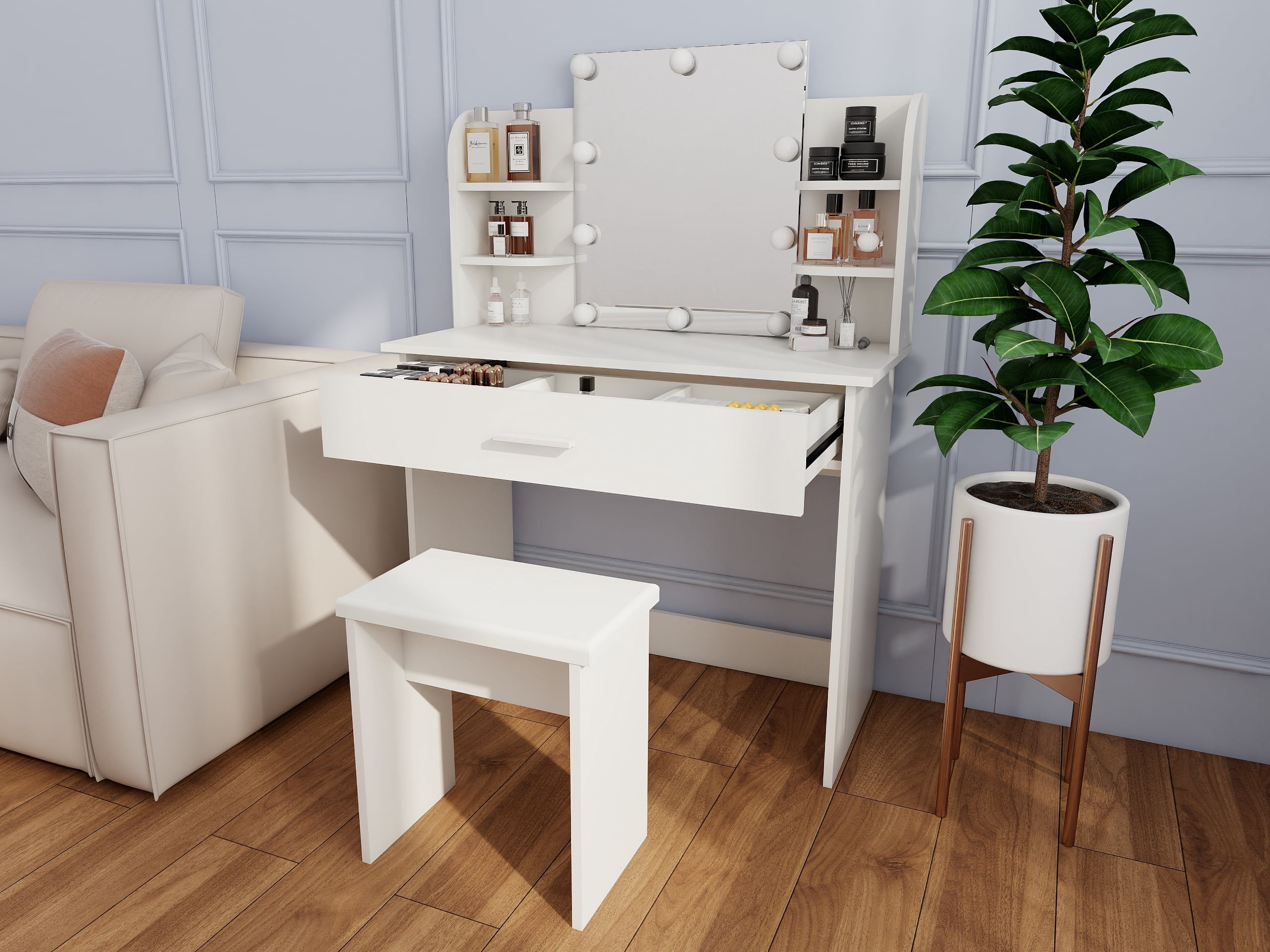 One drawer dresser table - Walmart.com
