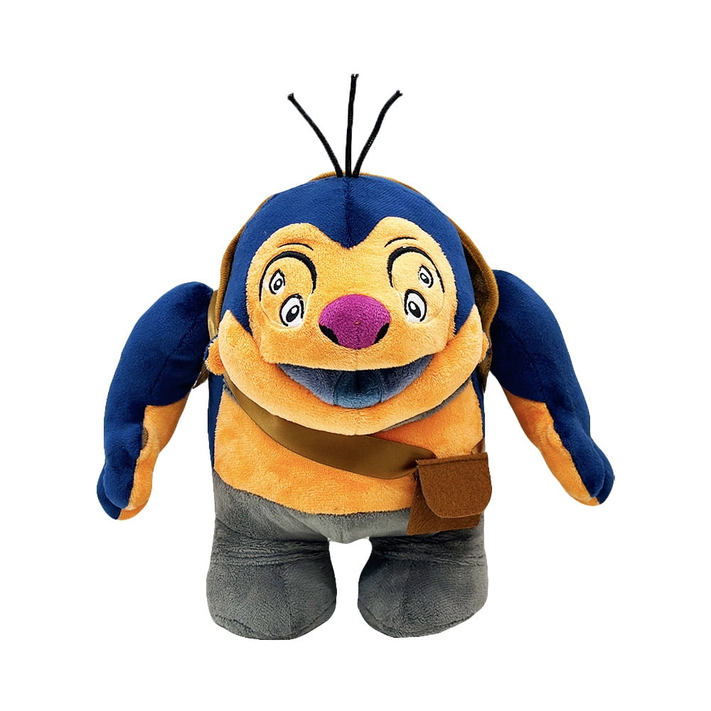 One-eyed Thunderbolt plush toy orange four-eyed fat man doll - Walmart.com
