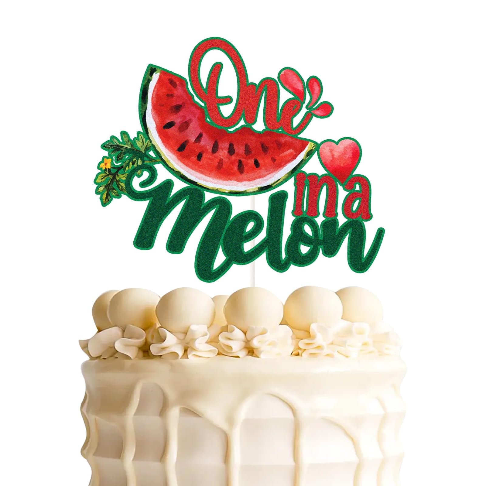 One in A TWE5 Melon Cake Topper,Watermelon First Birthday Cake Smash ...