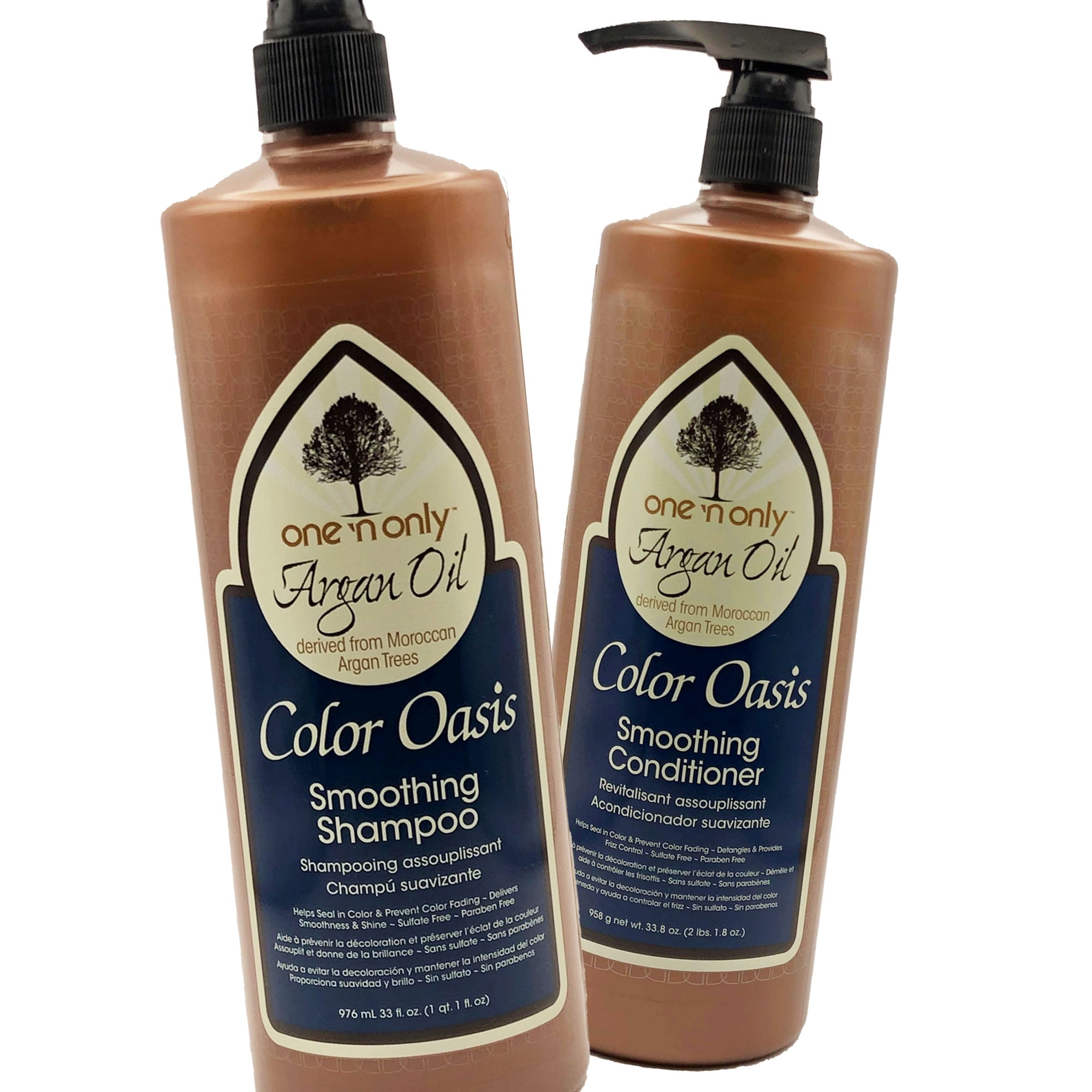 One 'n Only Argan Oil Color Oasis Shampoo and Conditioner 33oz ...