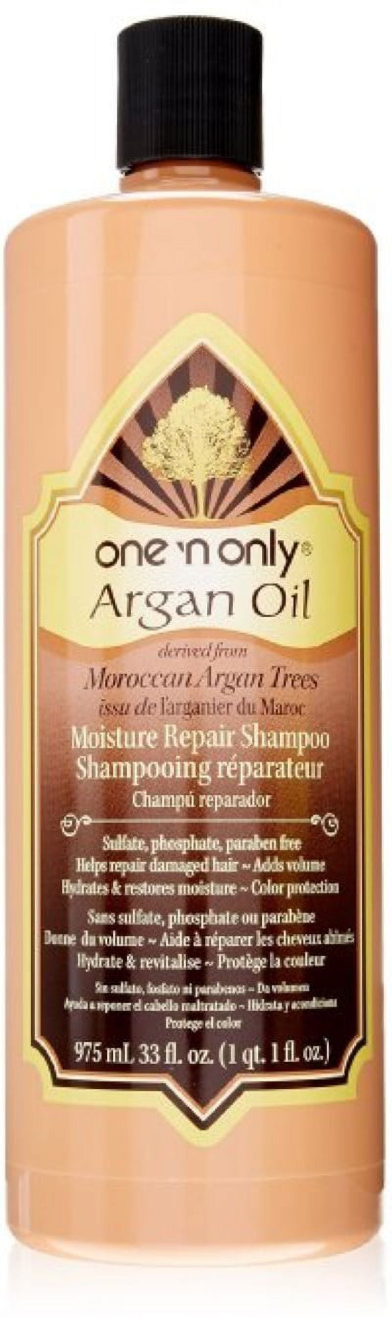 One 'n only argan oil moisture repair shampoo,975ml(33oz),1qt - Walmart.com