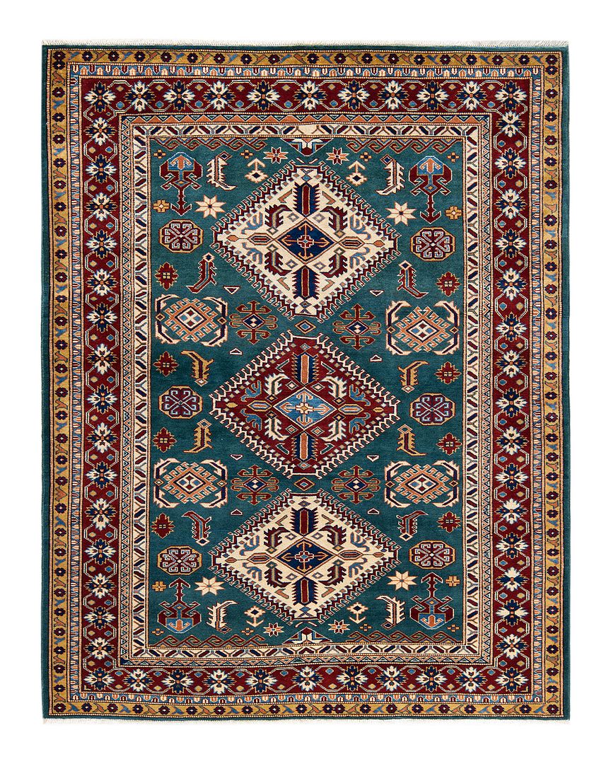 Crescent Drive Rug Company Posh Hand-Woven Gray/Green Area Rug ...