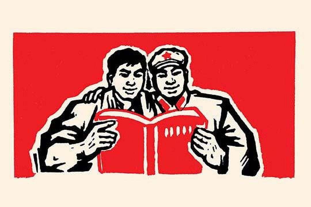 One of many Chinese Communists posters produced during the Mao era ...