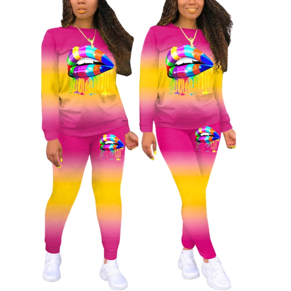 One opening by One opening Casual Two Piece Tracksuit Set, Multicolor 2 ...