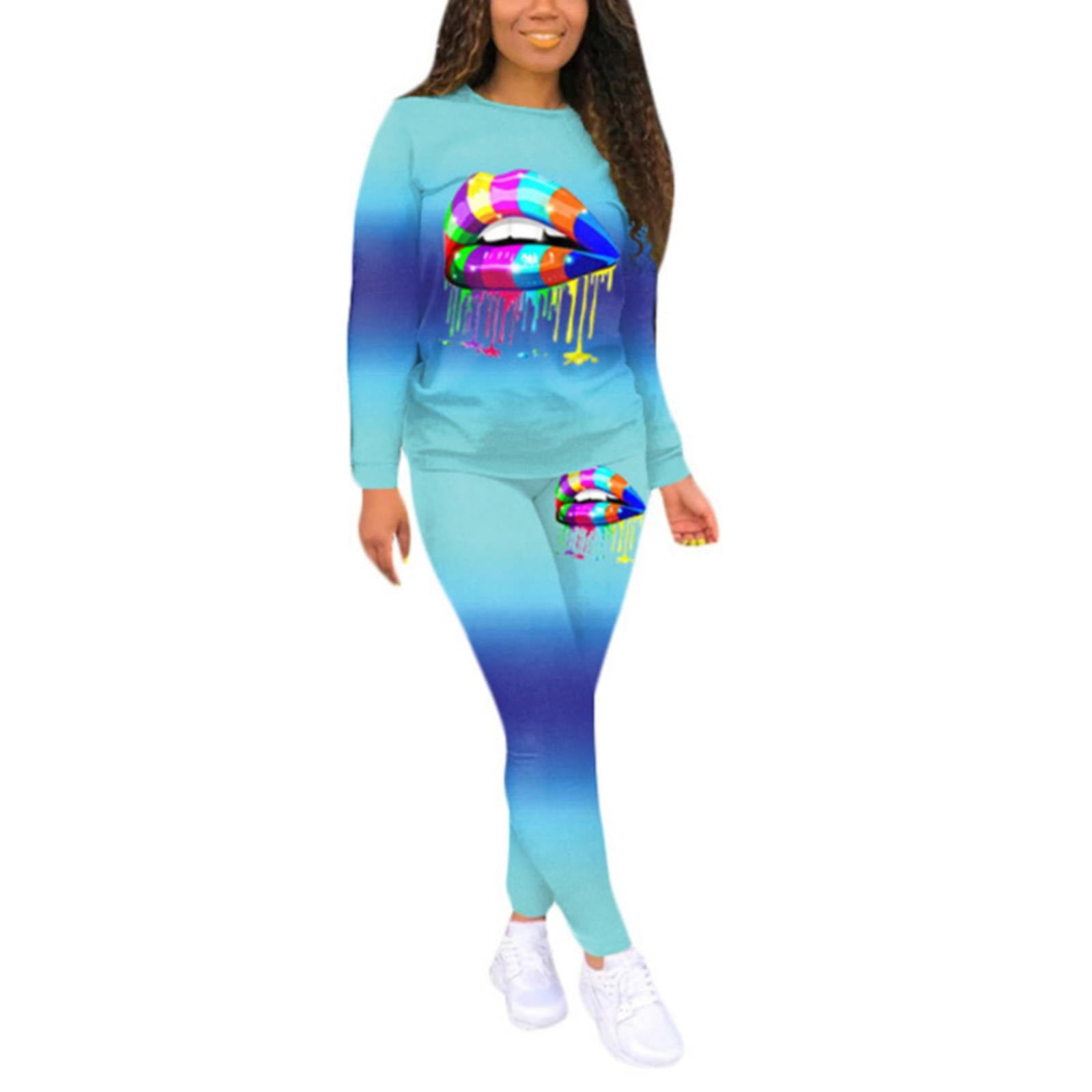 Otherside Women's Plus Size Tracksuit - Two Piece Matching Set, Jogging ...