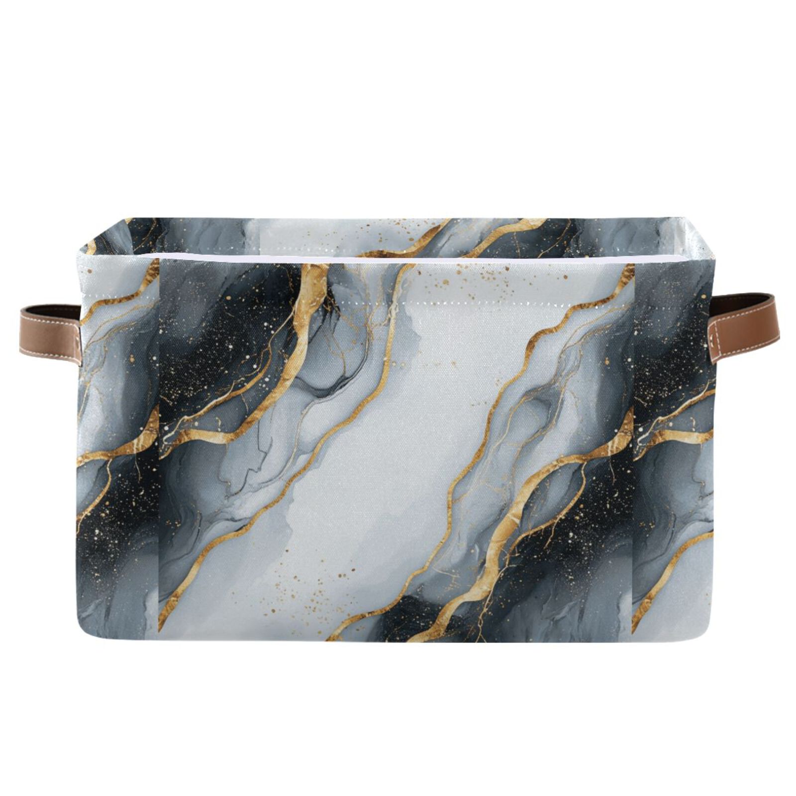 One-pack or two-pack multi-purpose printed open home storage bins A ...