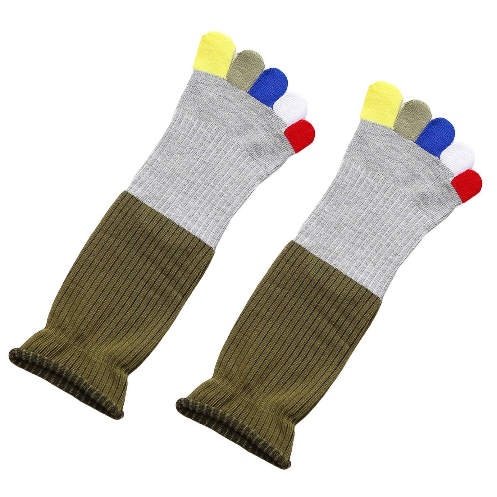 (One pair) Japanese color finger color matching five-finger pile pile ...