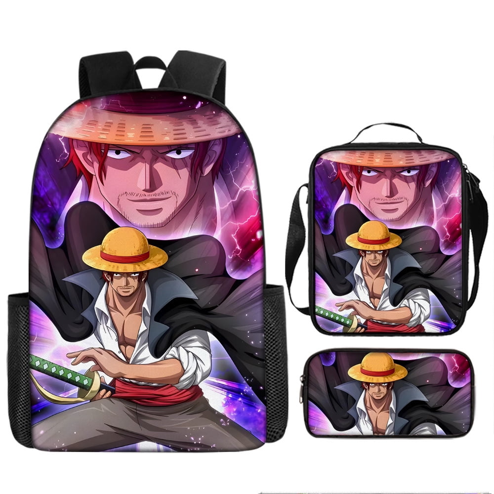One-piece Anime Backpack for Teens Womens Mens Stylish Daypack Purse ...
