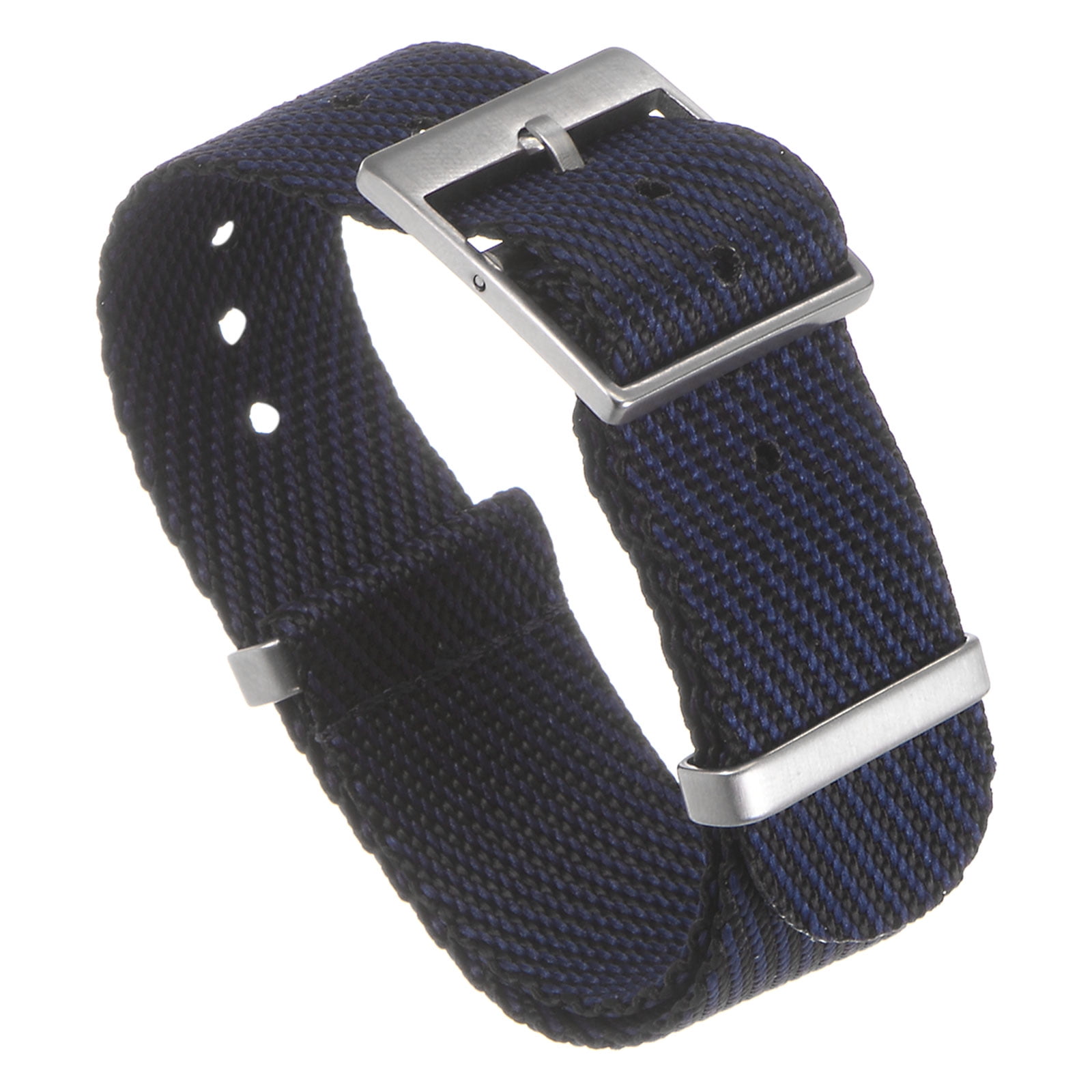 One piece Watch Band 18mm Slip Through Nylon Watch Strap for Men and ...