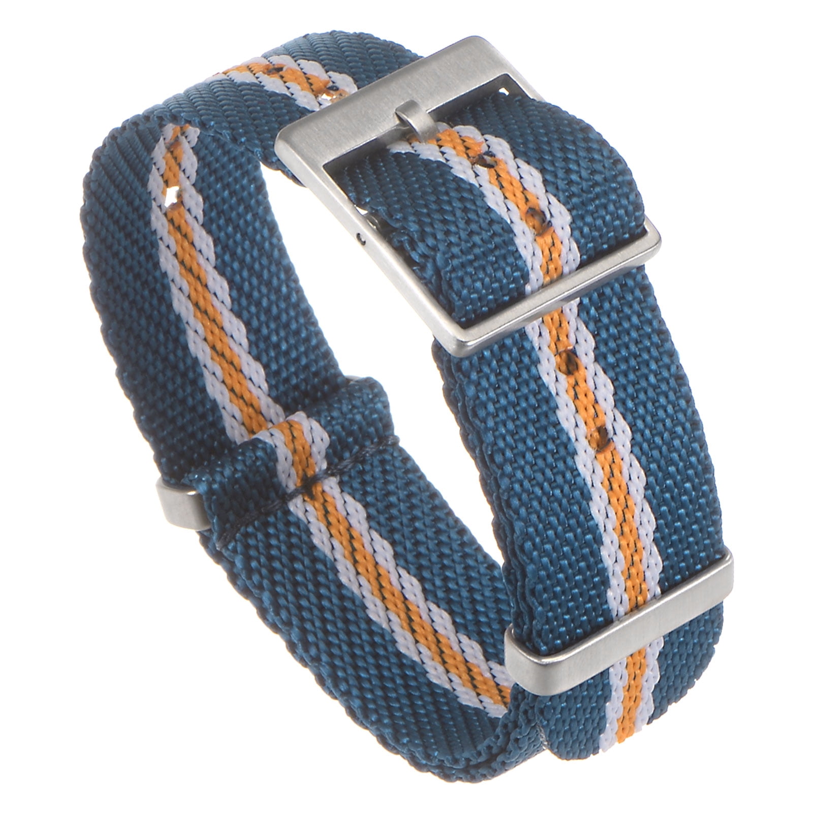 One piece Watch Band 18mm Slip Through Nylon Watch Strap for Men and ...