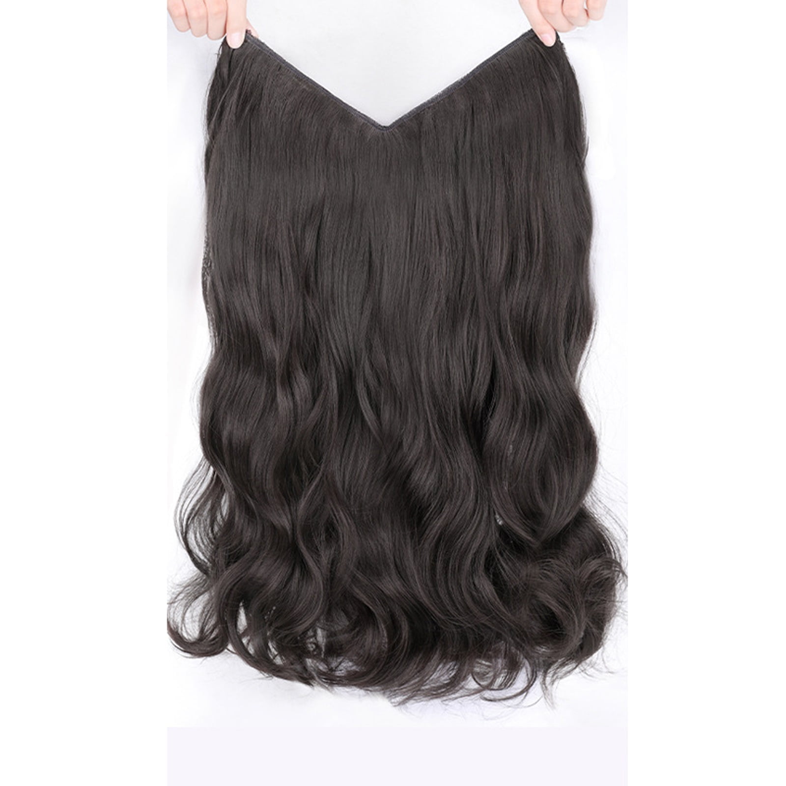 One-piece Wig Piece Big Wave U-shaped Curls Fluffy Hair Volume Wig ...