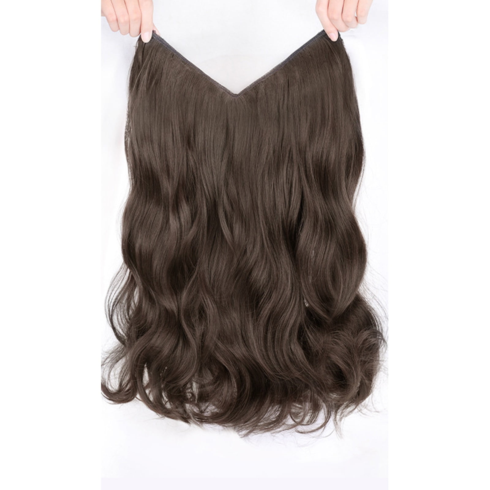 One-piece Wig Piece Big Wave U-shaped Curls Fluffy Hair Volume Wig ...
