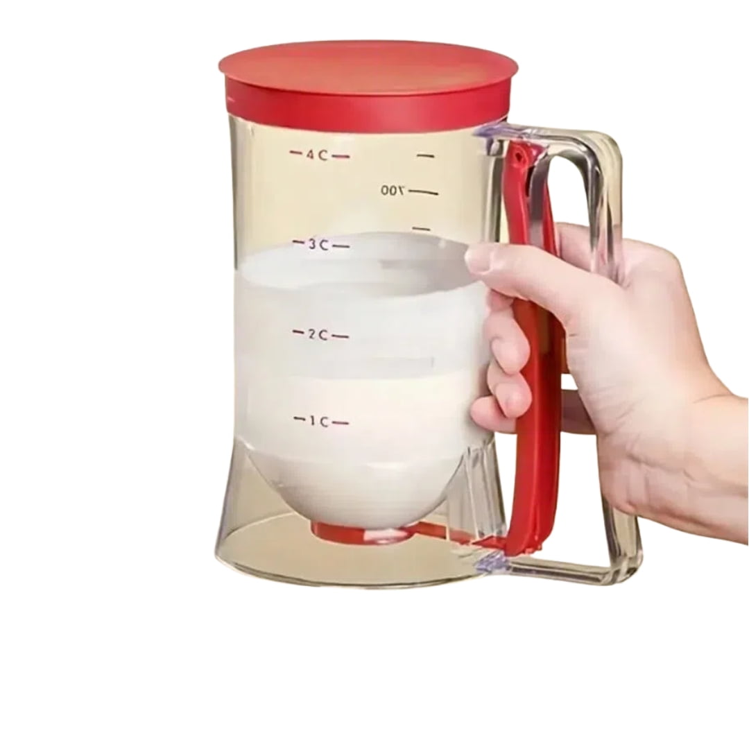 One-piece red handle-equipped mixture dispenser - Walmart.com