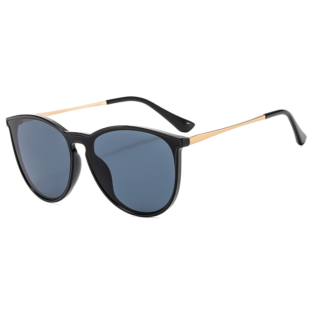 One-piece sunglasses for men, toad sunglasses for women Gloss Black ...