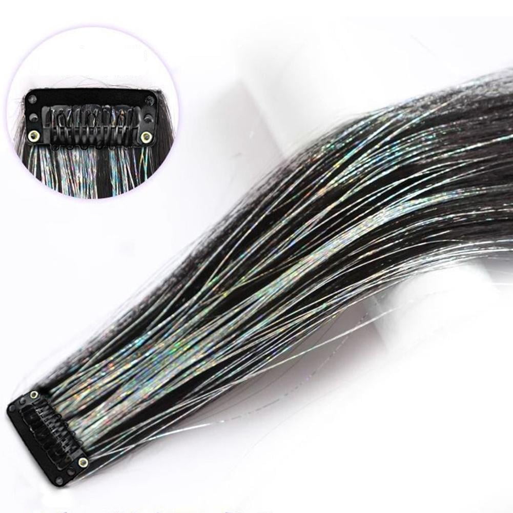 One-piece wig straight hair stage music festival girl group headdress ...