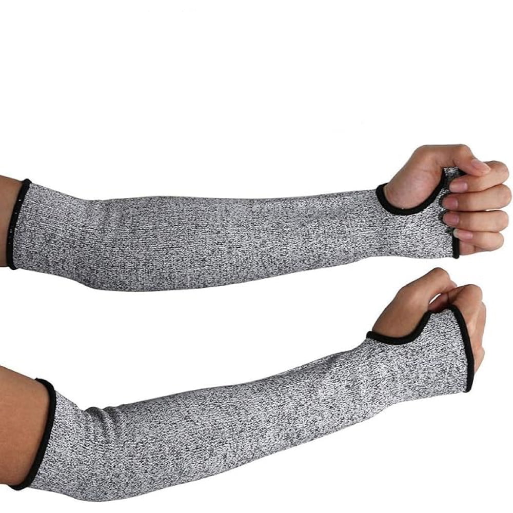 One-size-fits-most Cut Resistant Arm Sleeve, Premium Dyneema Fabric ...