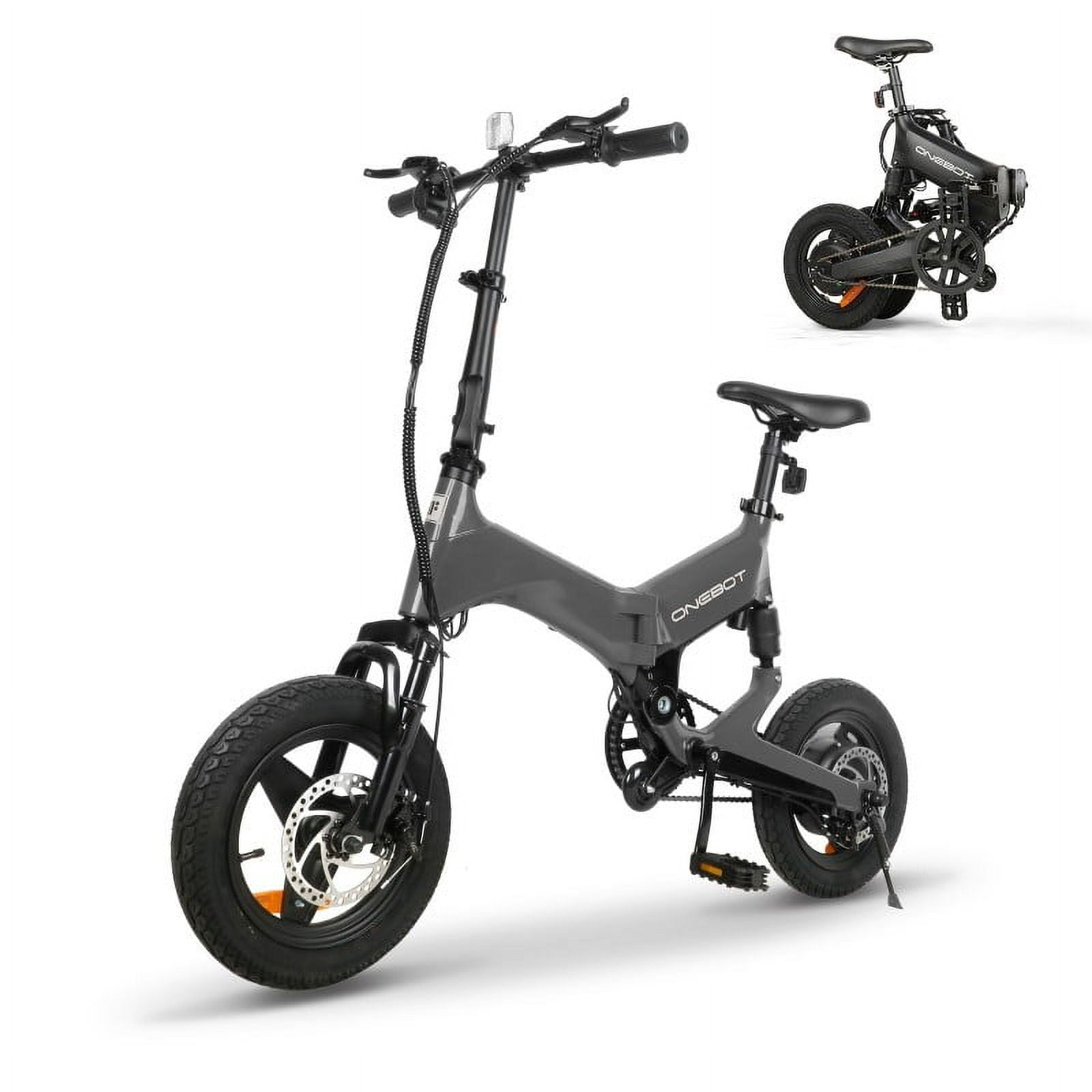 OneBot S7F Electric Bike for Adults Teens, 14" Magnesium Alloy Folding ...