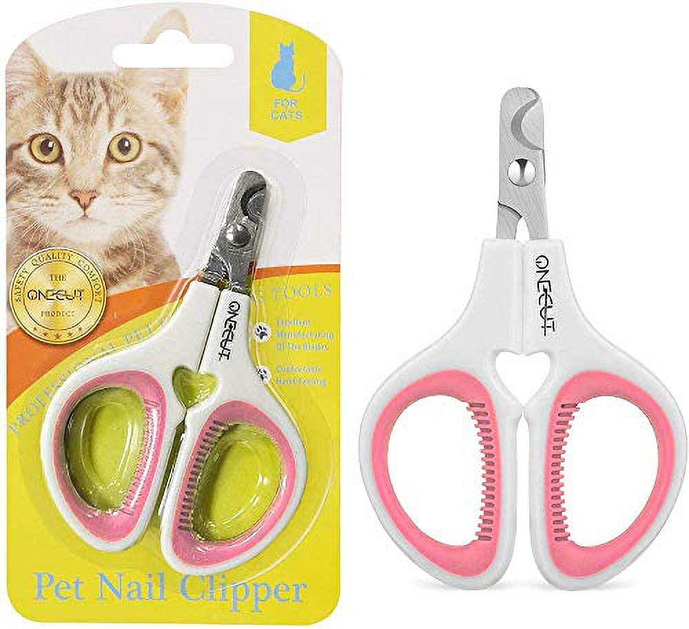 OneCut Pet Nail Clippers, Update Version Cat & Kitten Claw Nail ...
