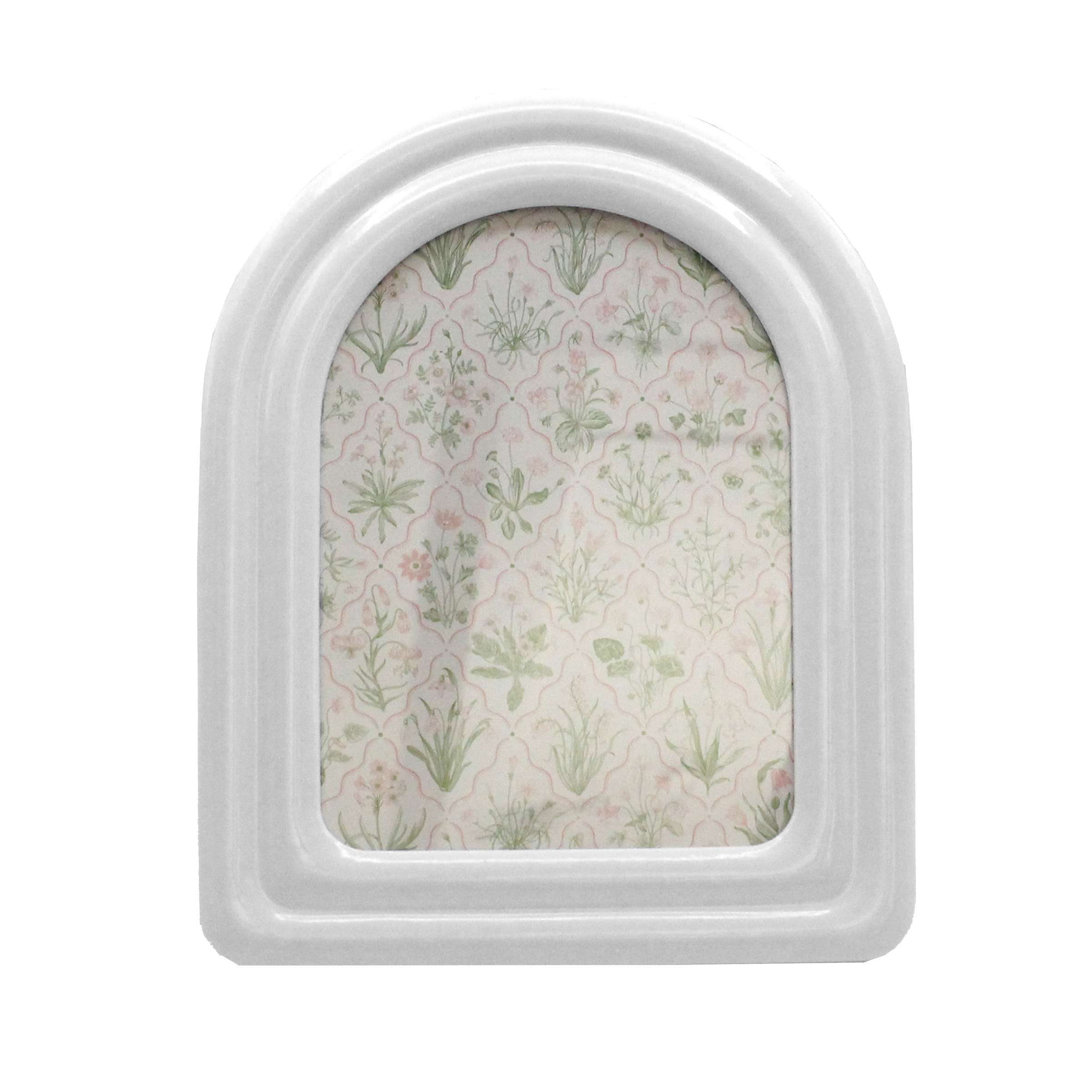 OneDesign Home 5"X7" White Arched Picture Frame - Walmart.com
