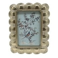 OneDesign Home Gold Scalloped Art Deco 4x6 Tabletop Frame - Walmart.com