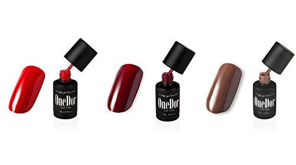 OneDor One Step Gel Polish UV Led Cured Nail Polish No Base or Top Coat ...
