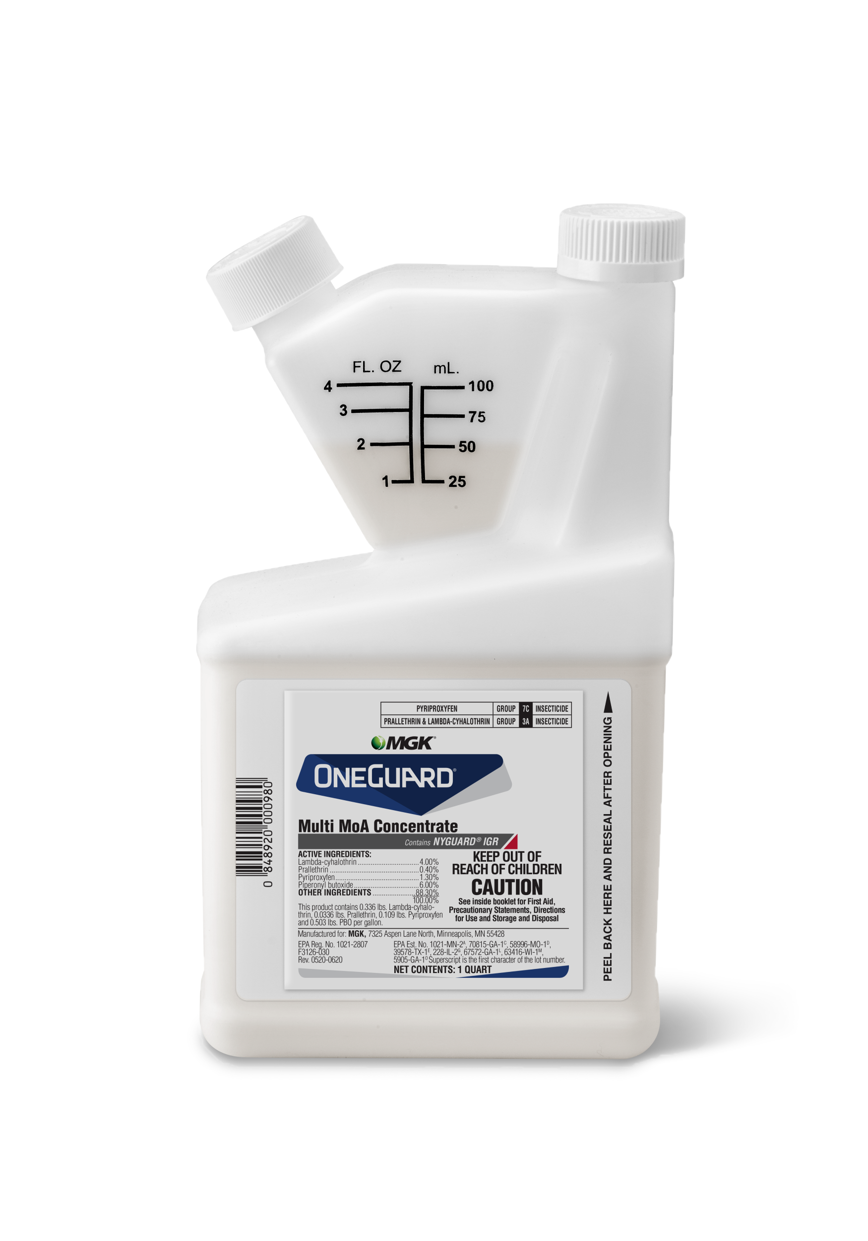 OneGuard Multi MoA Insecticide Concentrate - Controls Mosquitoes, Ticks ...