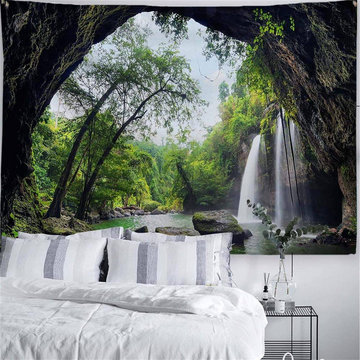OneHouse Forest Tree Tapestry Nature Landscape Tapestry Sunshine ...