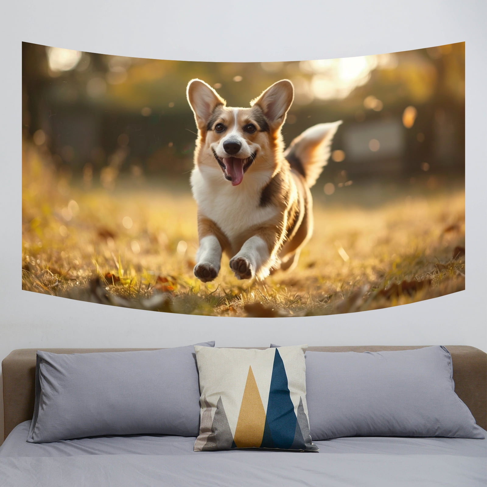 OneHouse Tapestry Wall Hanging, Cute Puppy Tapestry Wall Decal for ...