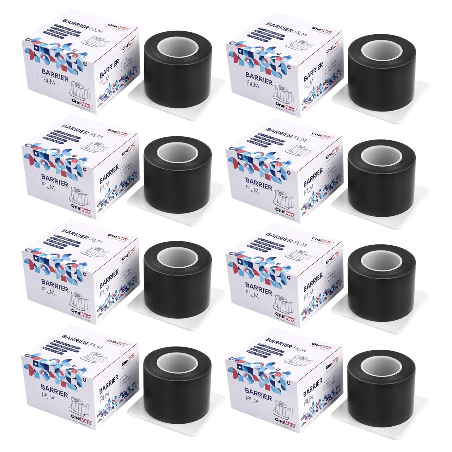 OneMed Dental Barrier Film Roll 4" x 6" Disposable Dental Barrier Tape ...