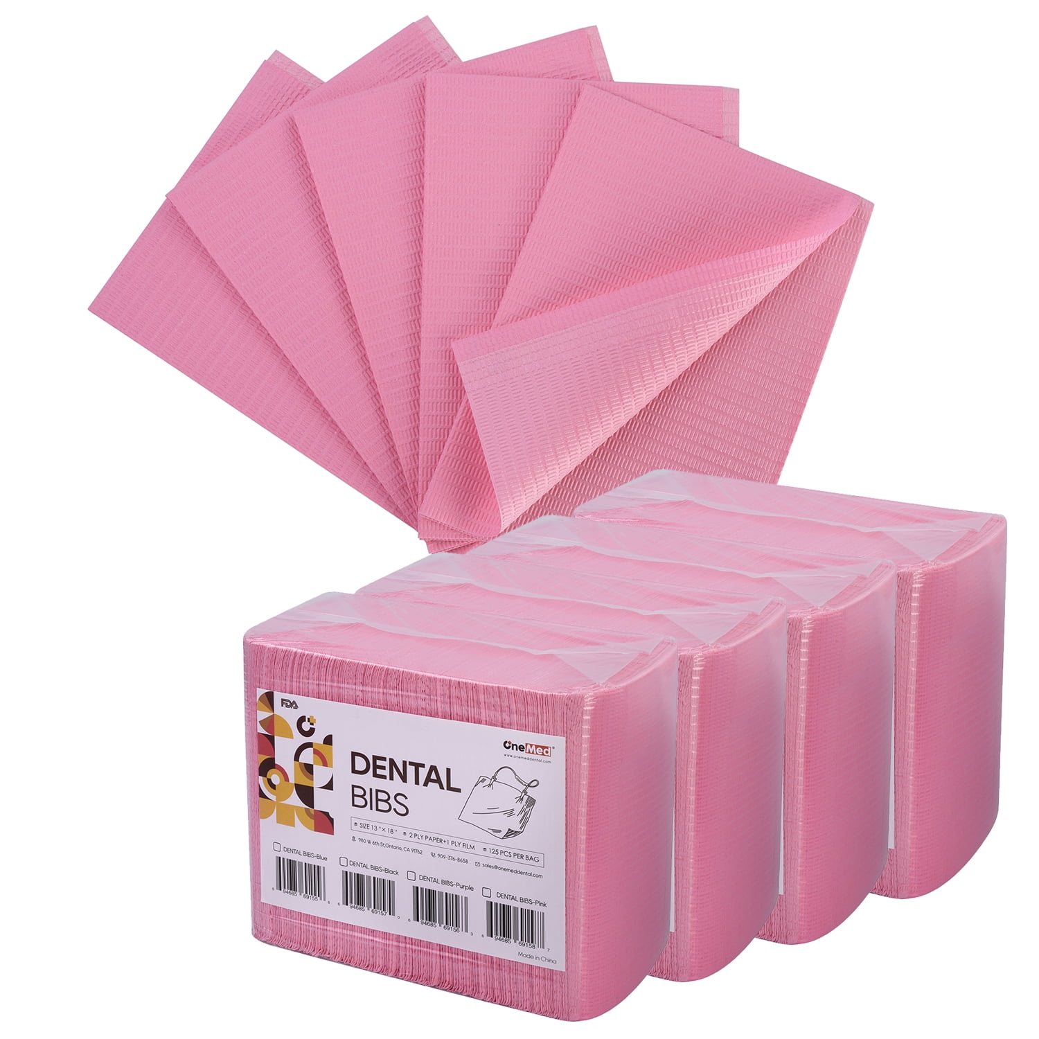 OneMed Disposable Dental Bibs Patient Bibs for Dental Tattoo Piercing ...