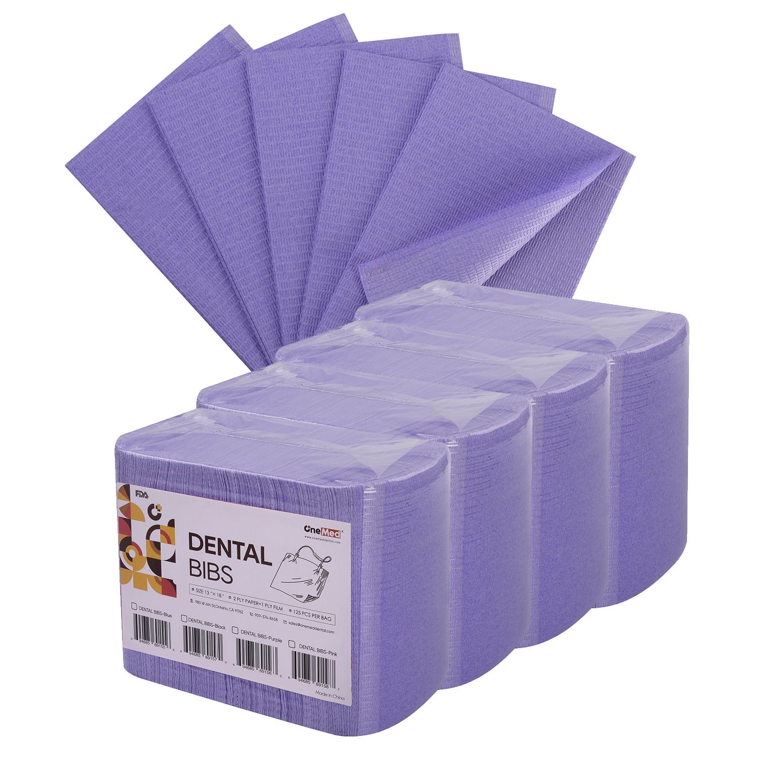 OneMed Disposable Dental Bibs Patient Bibs for Dental Tattoo Piercing ...