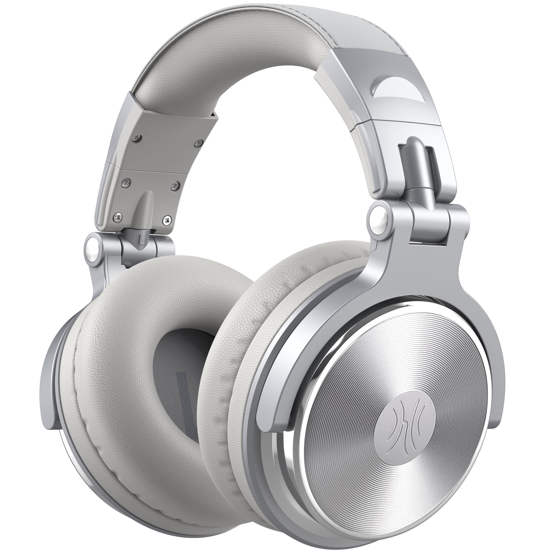 OneOdio Wired Over-Ear Headphones, 50mm Driver, HiFi Sound, Mic, Silver ...