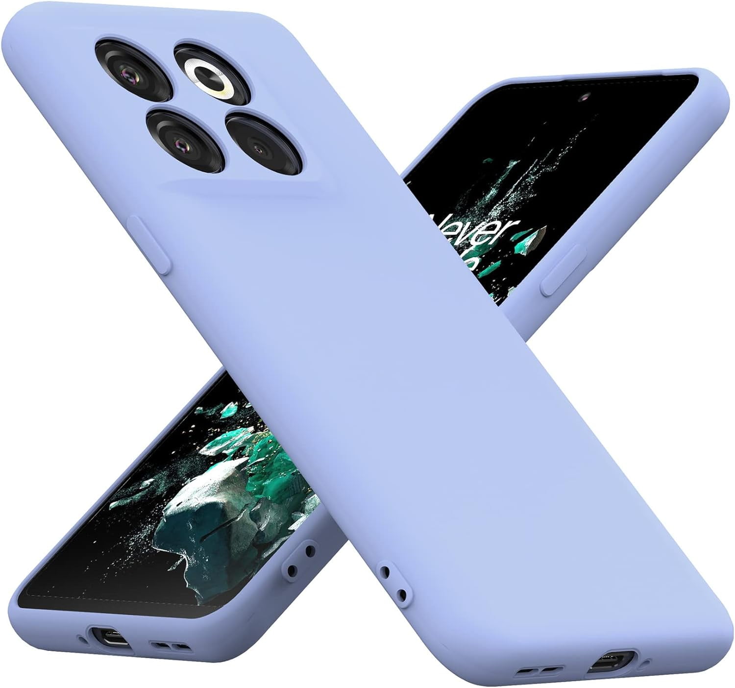 for OnePlus 10T 5G Case (2022) Thin TPU Silicone Cover with Camera ...