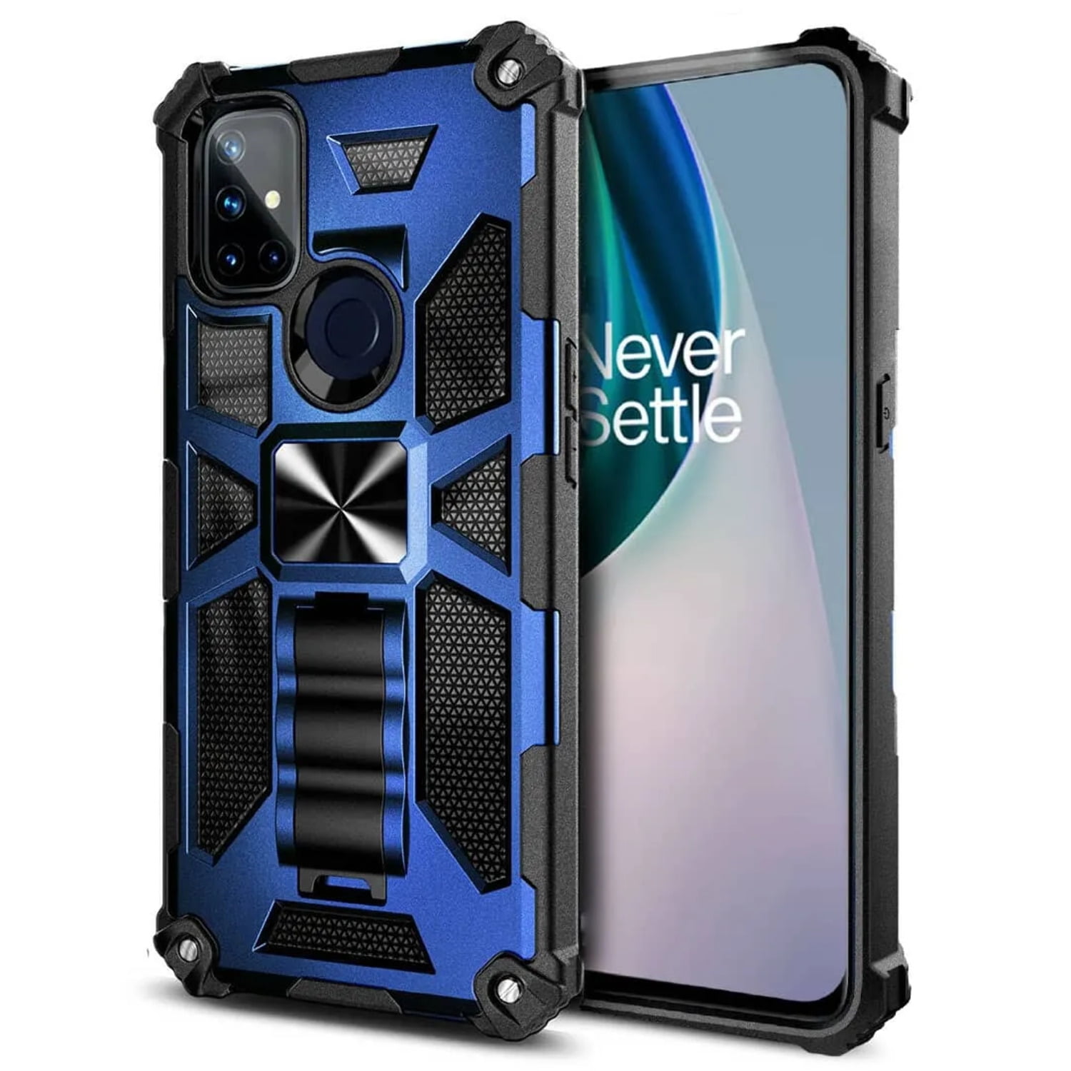 OnePlus Nord N10 5G BE2028 Armor Case with Kickstand Magnetic Mount ...