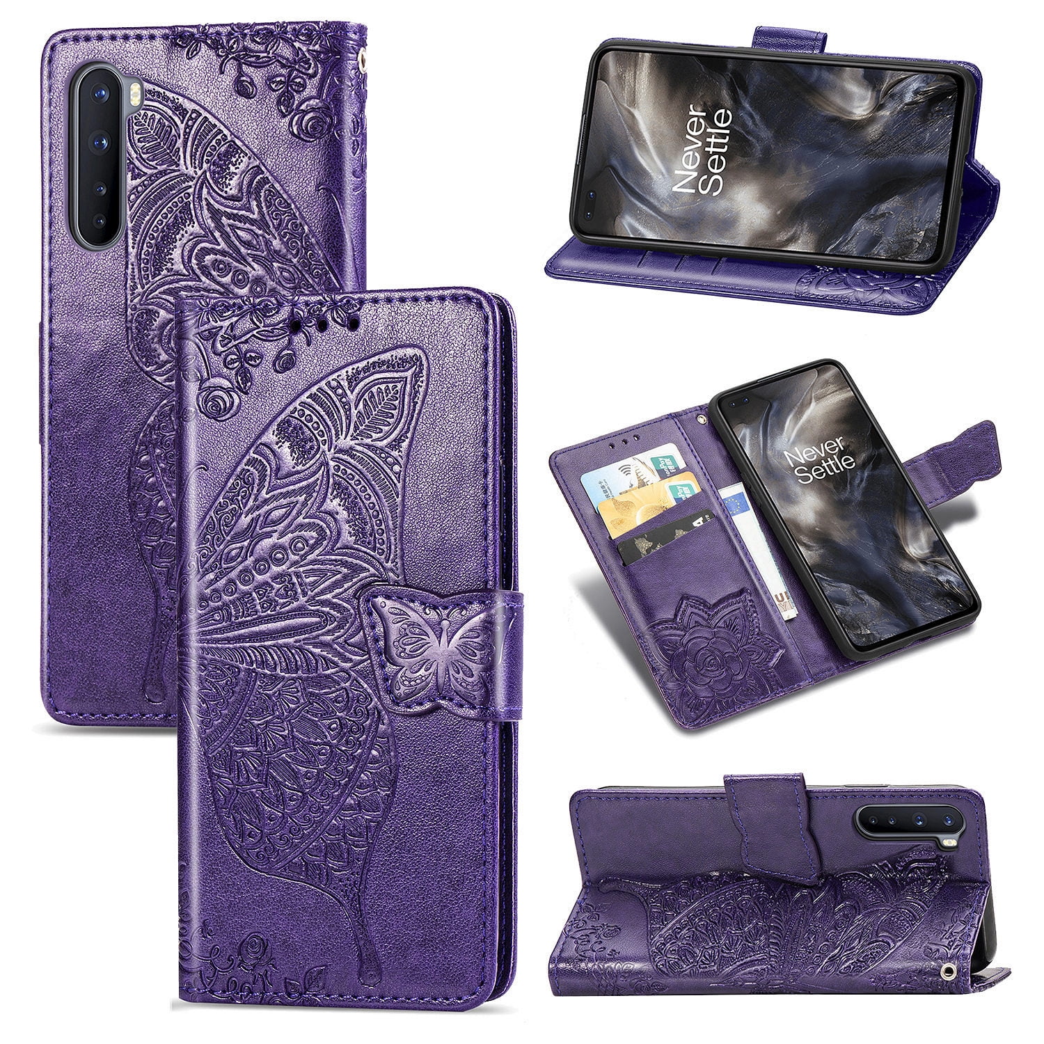 OnePlus Nord N100 5G Case, OnePlus Nord N100 5G Wallet Folio Case ...
